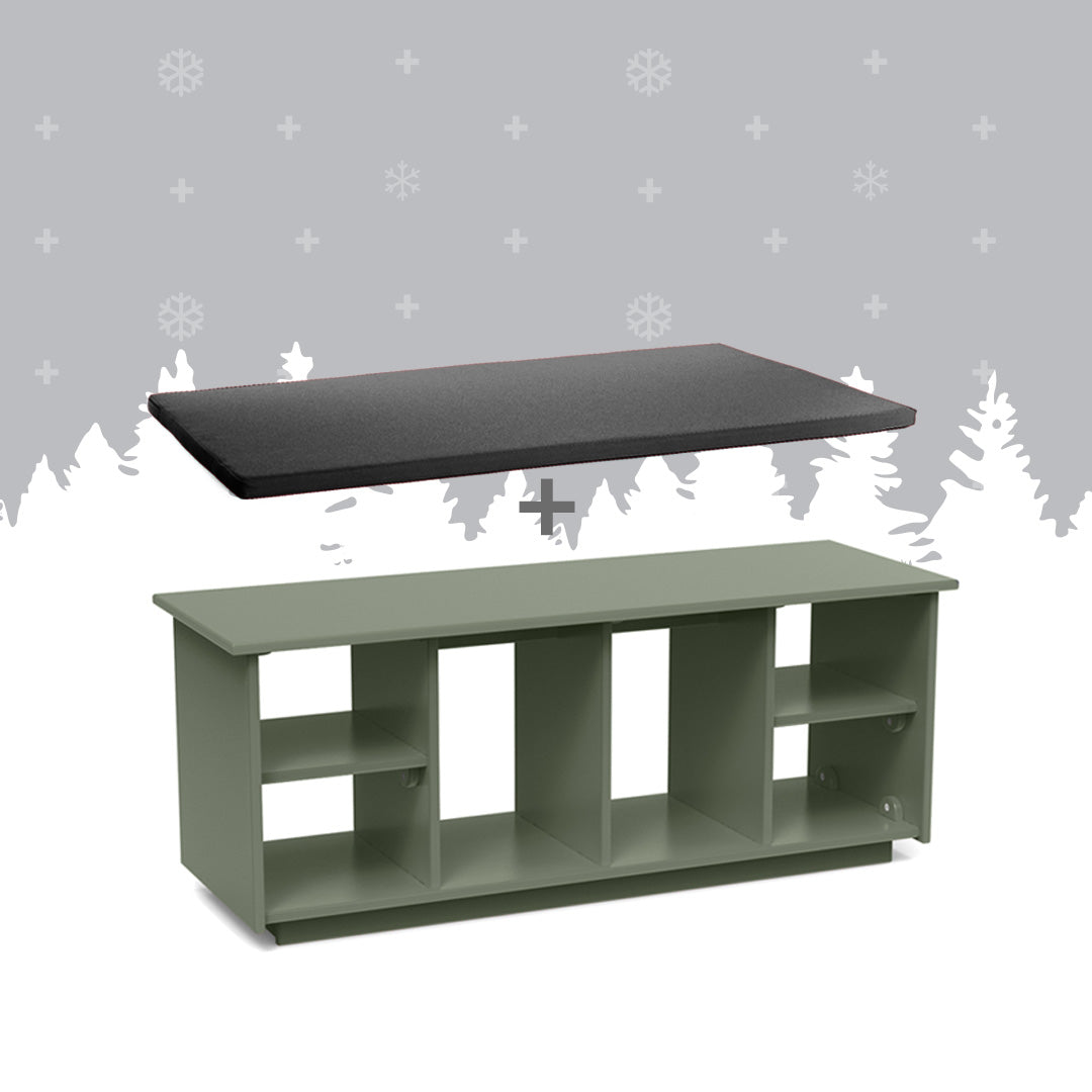 Sweater Weather Cubby Bench 44 and Cushion Bundle – Loll Designs