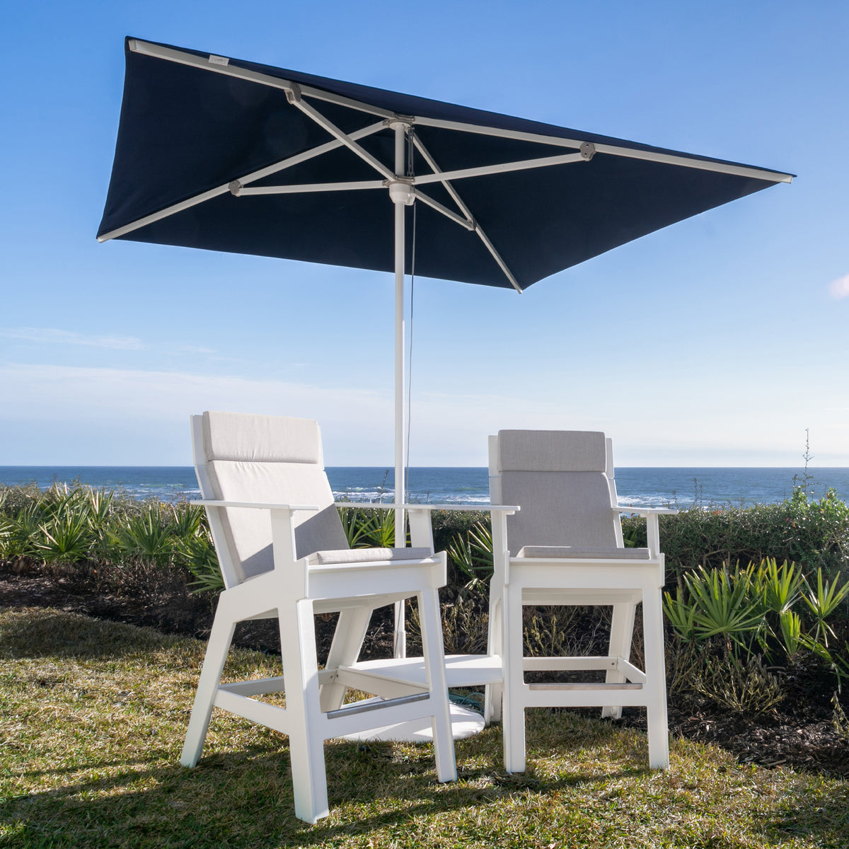 Square Loll Umbrella + Base – Loll Designs