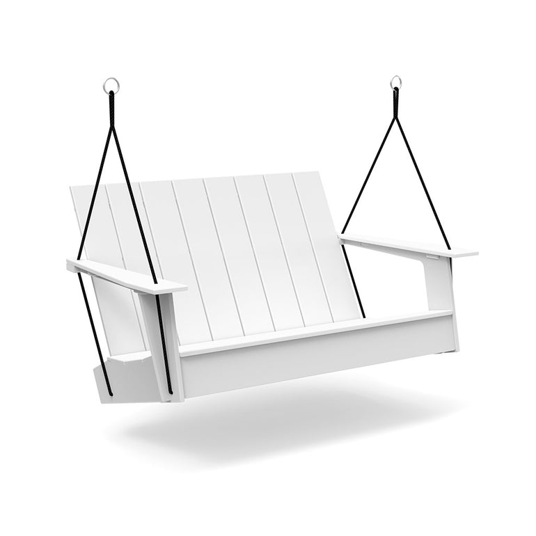 Ultra Durable Modern Adirondack Porch Swing with Marine Grade Rope ...