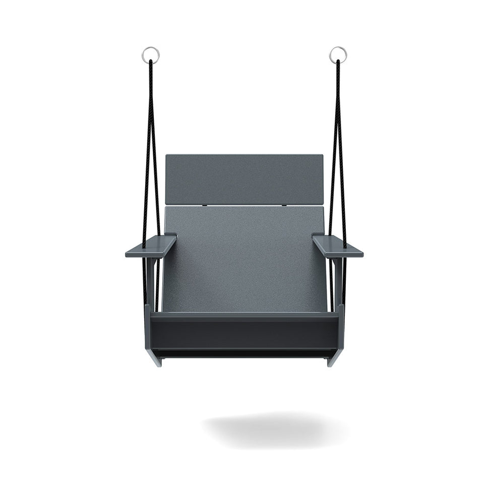 Modern Single Seat Hanging Swing Featuring Marine Grade Rope – Loll Designs