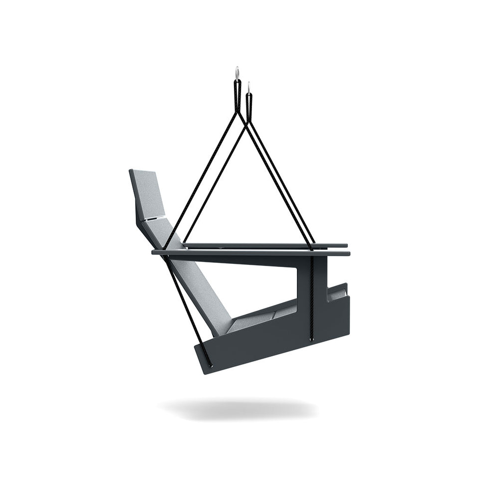 Modern Single Seat Hanging Swing Featuring Marine Grade Rope – Loll Designs